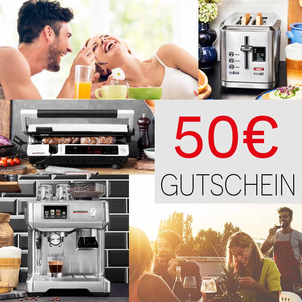 Geschenkgutschein 50 € Emailversand | GASTROBACK®
